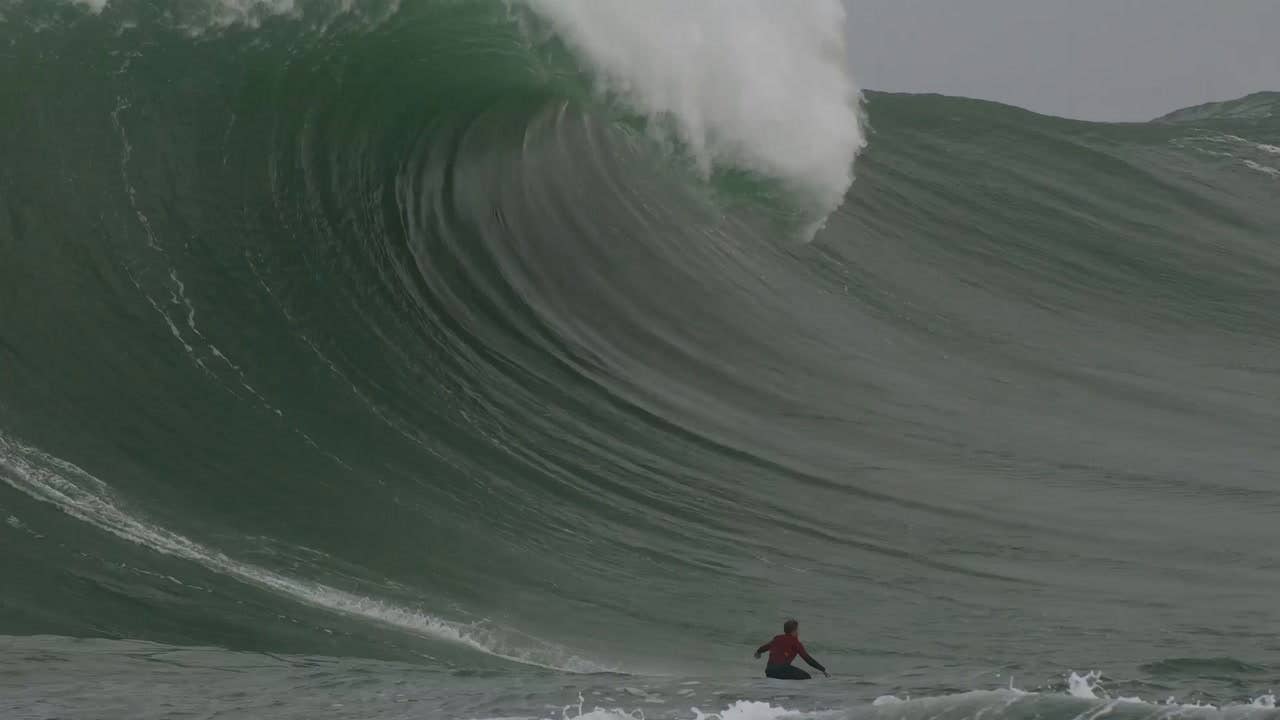 A 14-Year-Old Tows Into Menacing Moroccan Slab - Surfer