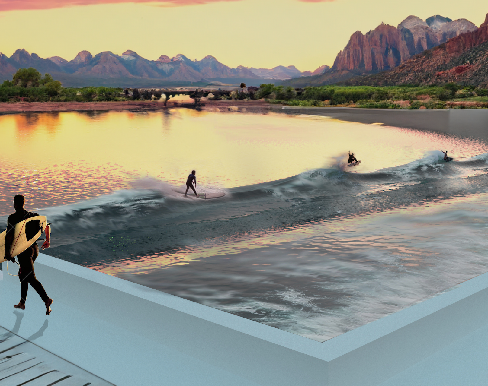 First Look: The World’s Largest Standing Wave - Surfer