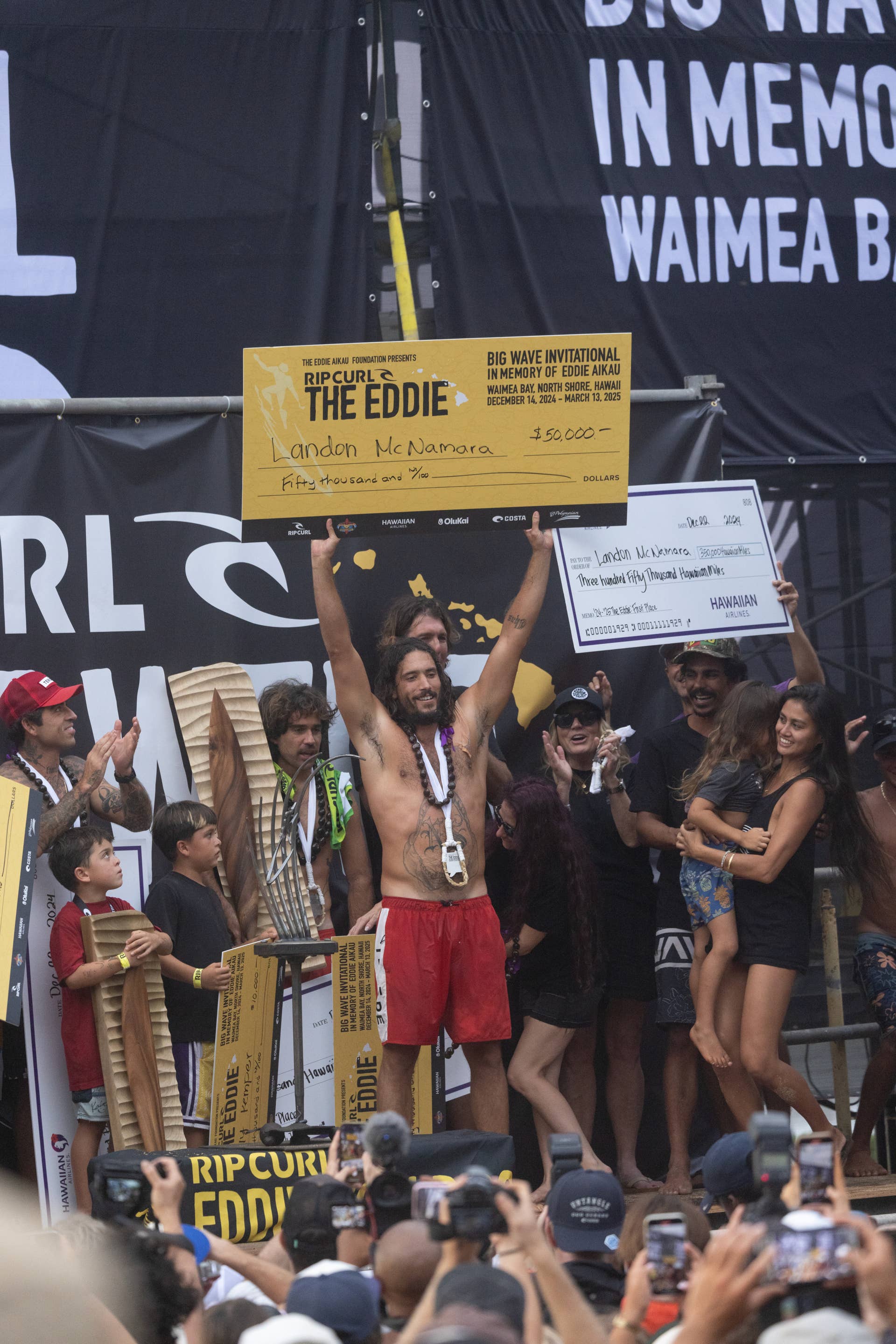 Jamie O’Brien Surfs ‘60ft’ Waimea Bay at The Eddie (Video) - Surfer