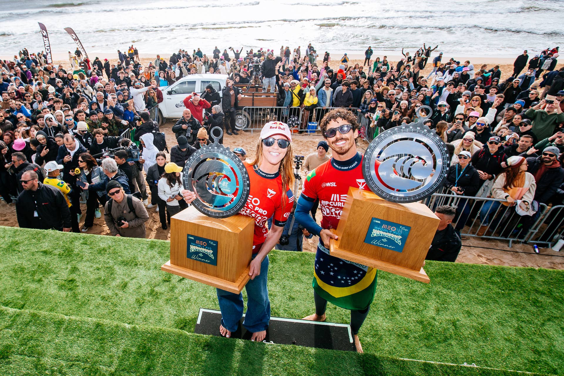 Yago Dora, Caroline Marks Win 2025 MEO Rip Curl Pro Portugal - Surfer