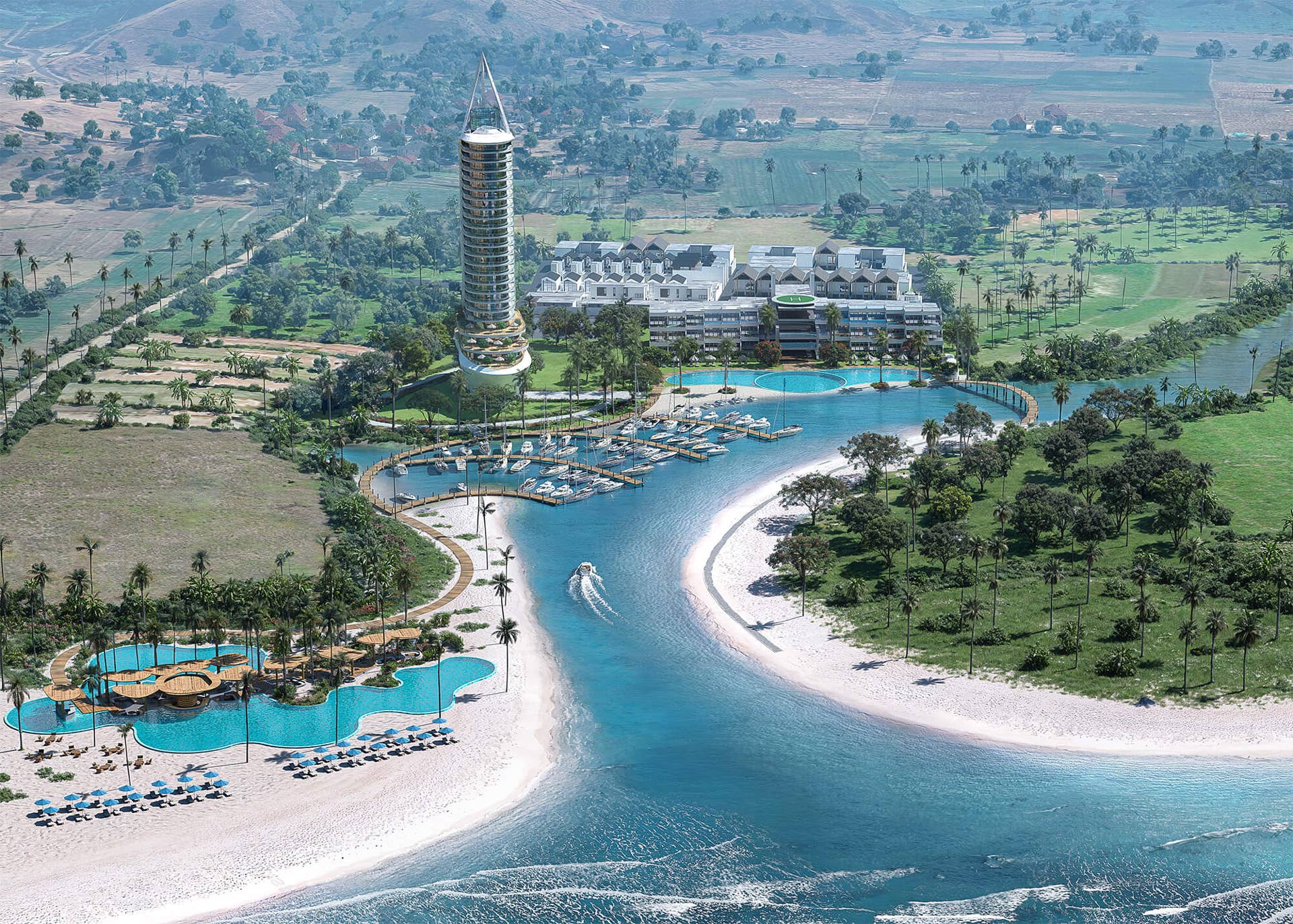 On Lombok’s Surf Coast, Construction Has Started On “The Miami of Asia ...