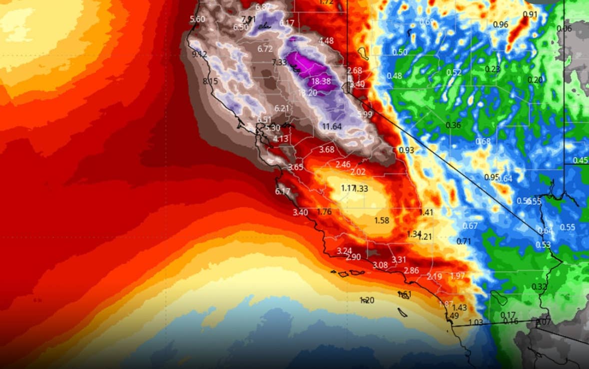 "It's Going To Be Insane": Bomb Cyclone Expected For California ...