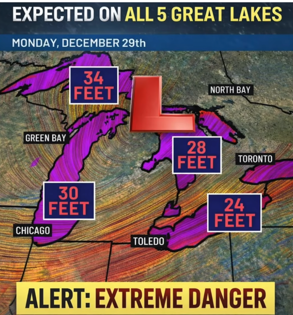 Bomb Cyclone '30 Year Storm' Creates Pumping Surf on The Great Lakes ...