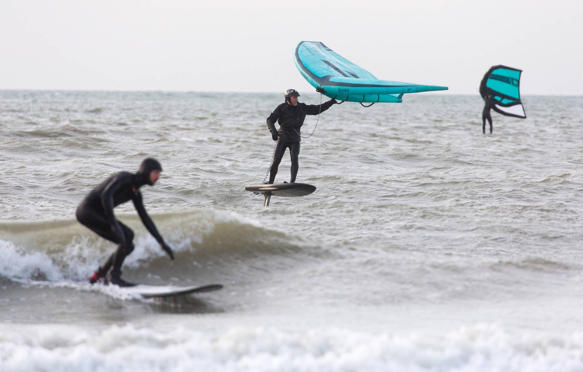Wing Foiling In Crowded Surf Is A Nightmare - Surfer