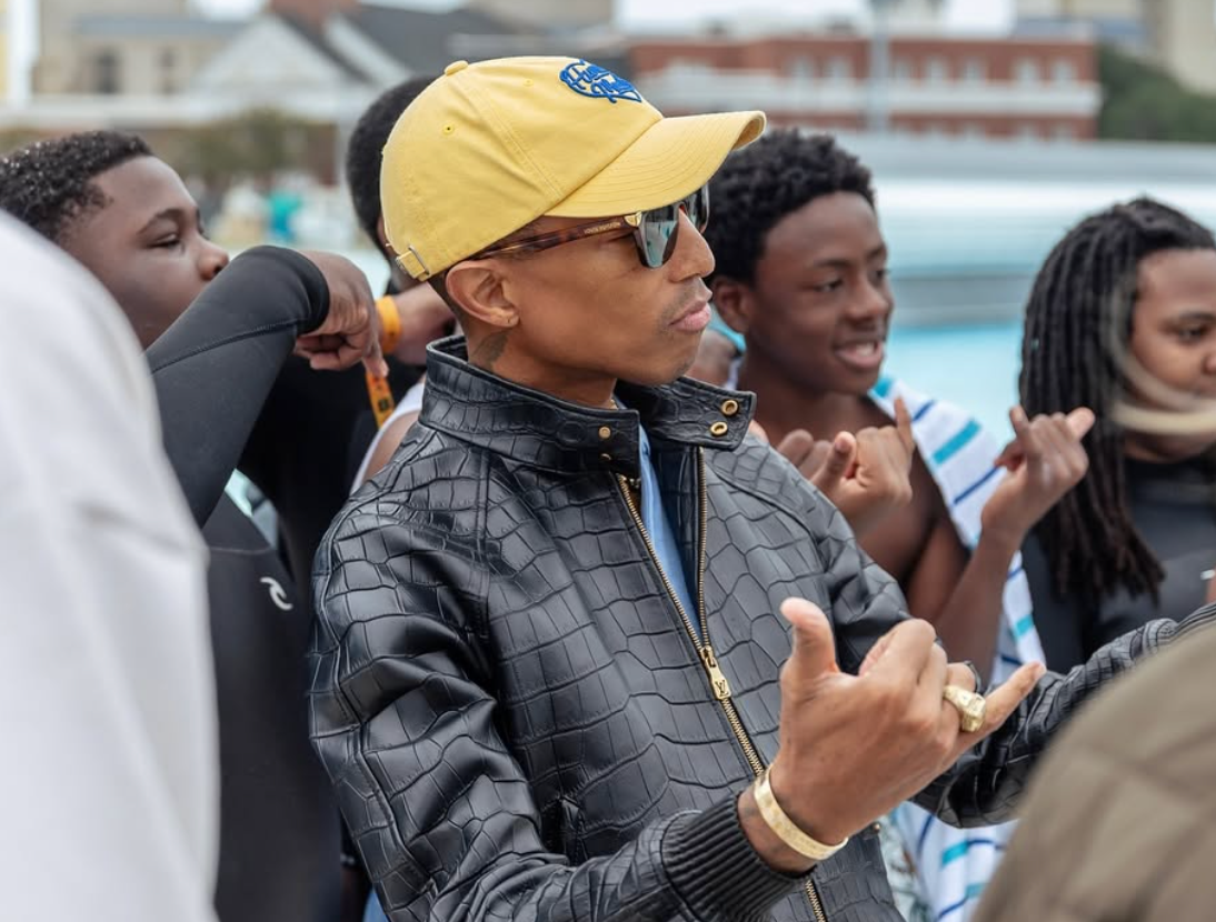Pharrell Williams Celebrates Black Surfing at Virginia Wave Pool - Surfer