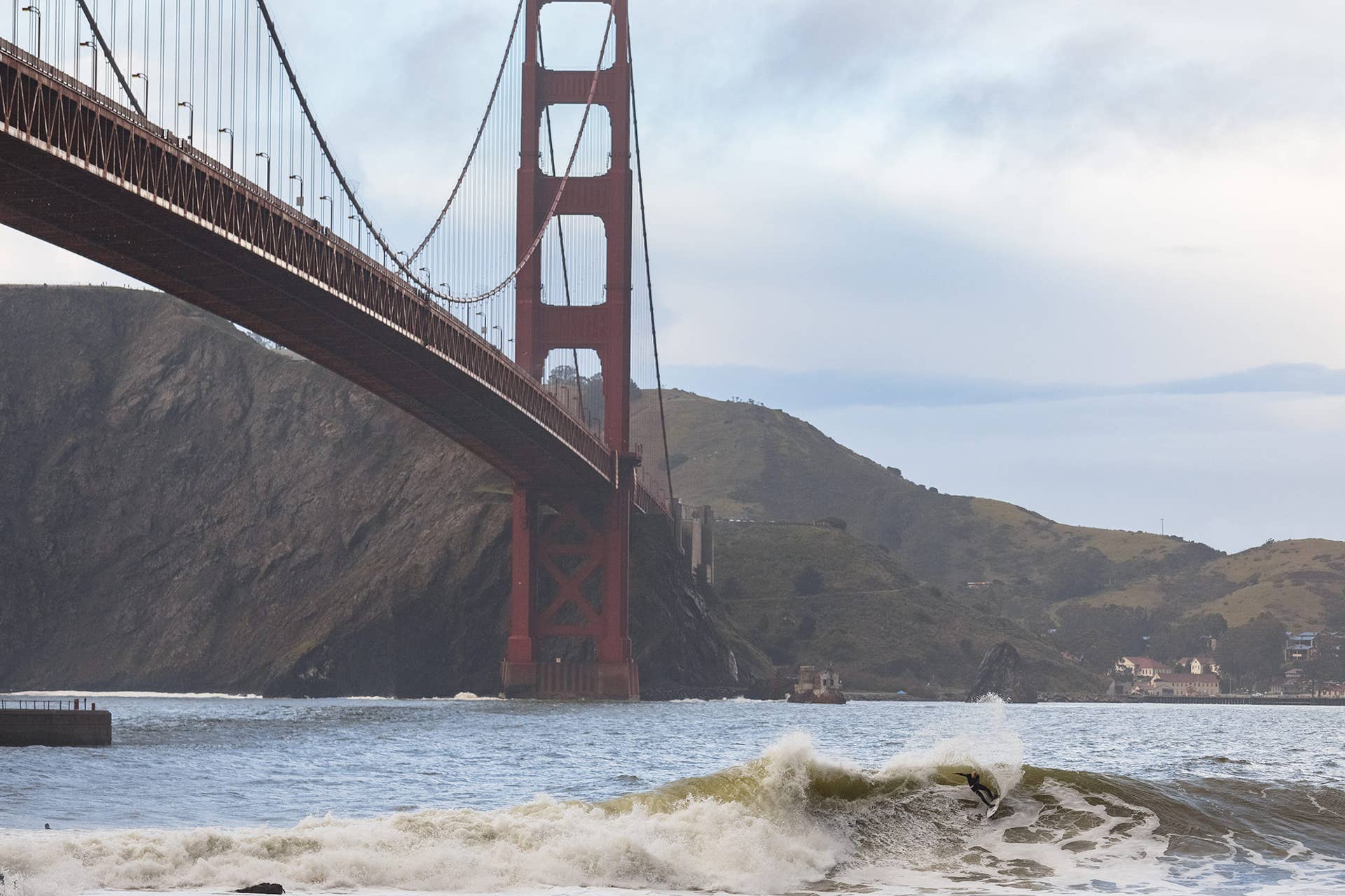 Surfing the Golden Gate Bridge: A Stunning Photo Gallery - Surfer