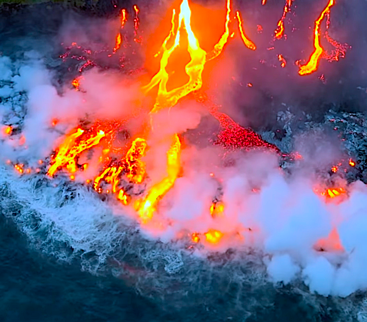 Lava Detonates Into the Ocean on Shark‑Infested Réunion Island - Surfer