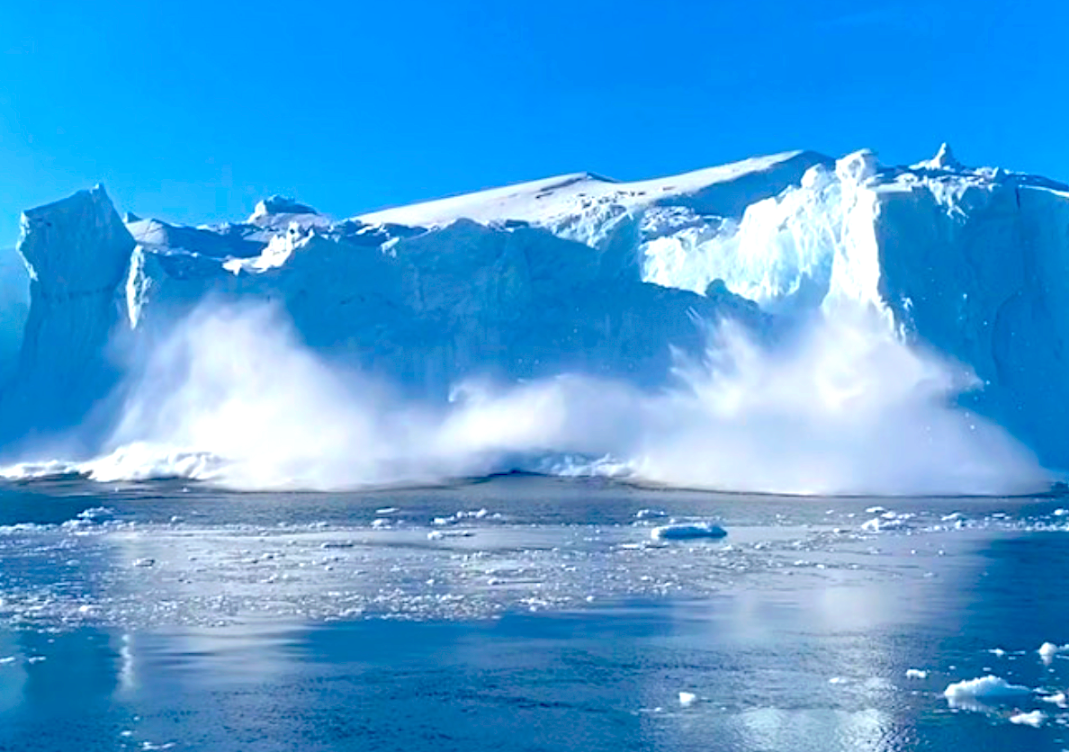 Watch One of the Biggest Glacier Waves Ever (Video) - Surfer