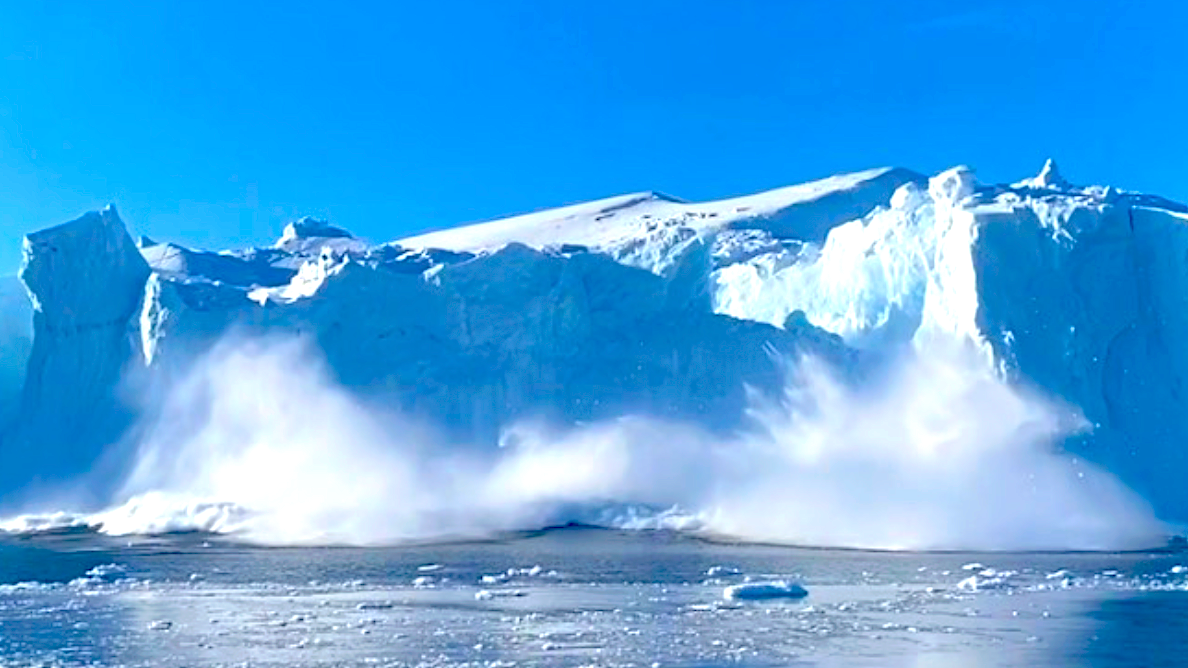 Watch One of the Biggest Glacier Waves Ever (Video) - Surfer