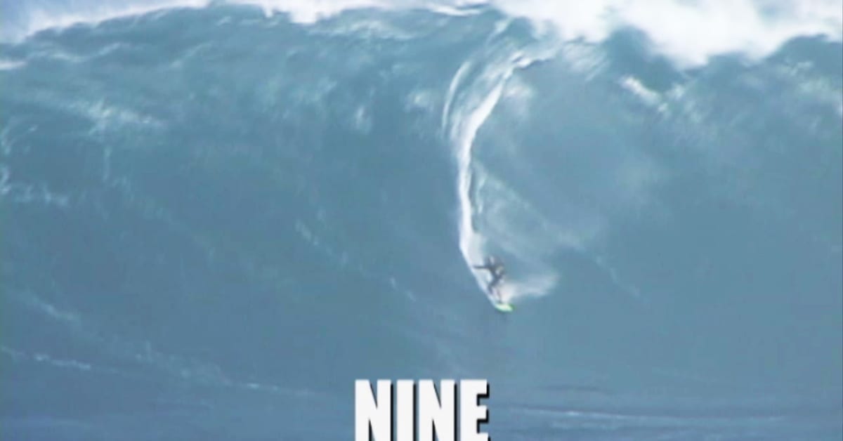 Epic Nine Wave Set Cranks Through at Jaws—That's Unicorn Stuff - Surfer