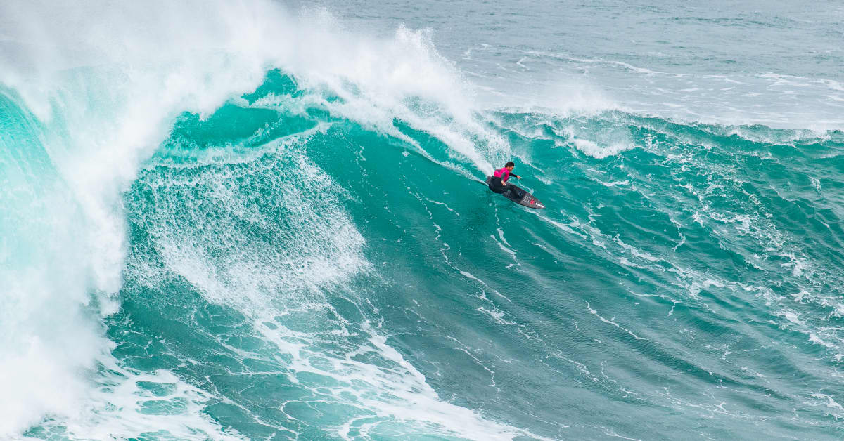 Video: Waves Of The Day From The 2024 Nazare Big Wave Invitational - Surfer