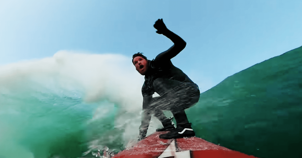 Big Wave Surfer Nathan Florence Takes On Giant Irish Surf At ...