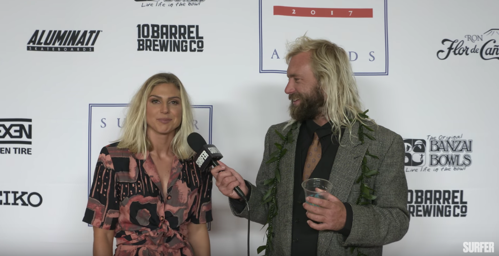 Watch: Tyler Allen interviews surfing's stars for the 2017 SURFER Awards