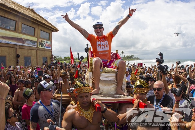Joel Parkinson Wins The 2013 Oakley Pro Bali