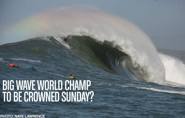 Big Wave World Champ To Be Crowned Sunday?
