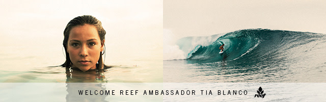 REEF SIGNS AMBASSADOR TIA BLANCO