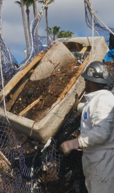 229,000 Pounds Of Trash Stopped From Landing On Los Angeles Beaches