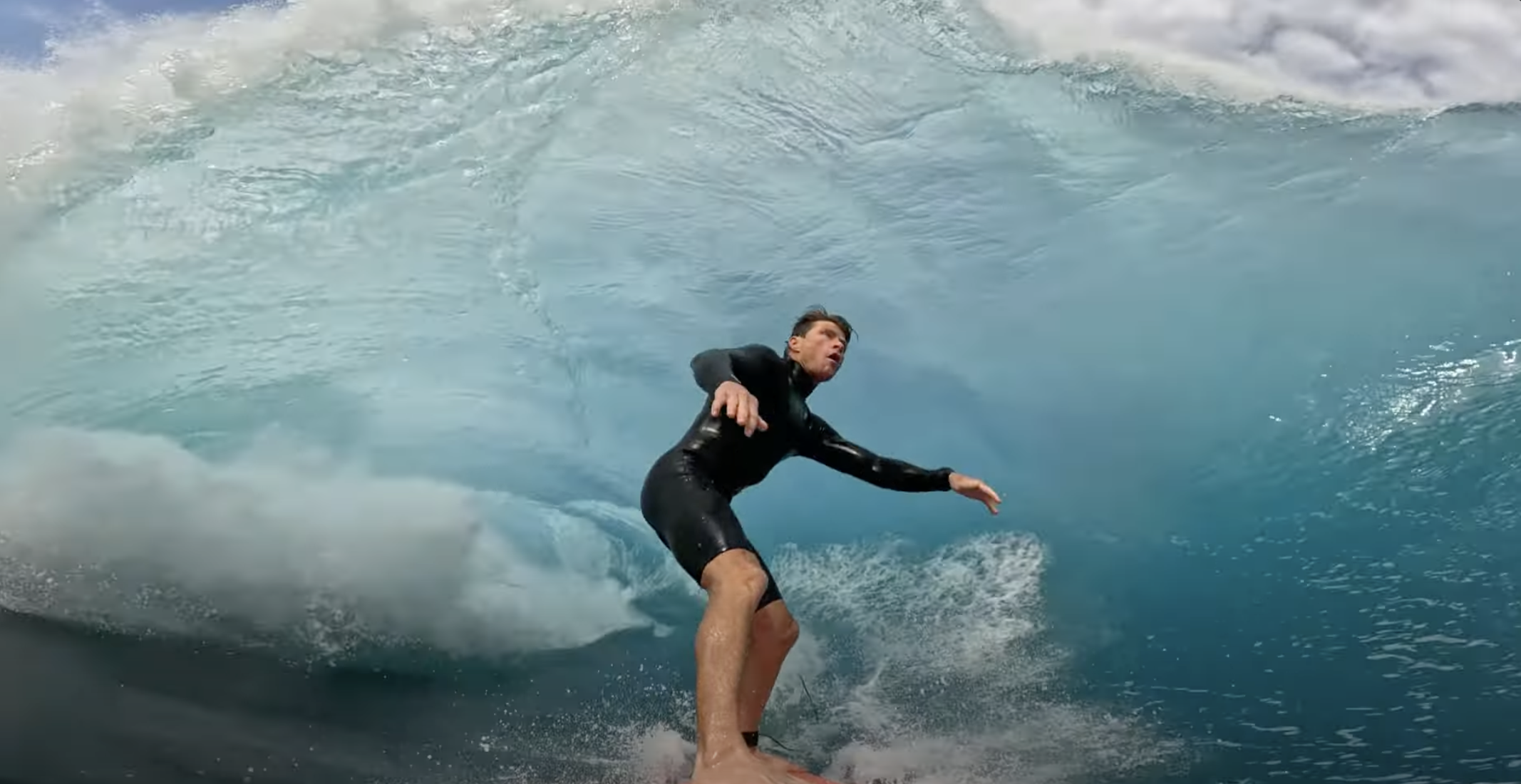 Watch: Big Wave Surfer Mark Healey Paddles Out at 'Wild' Pipeline