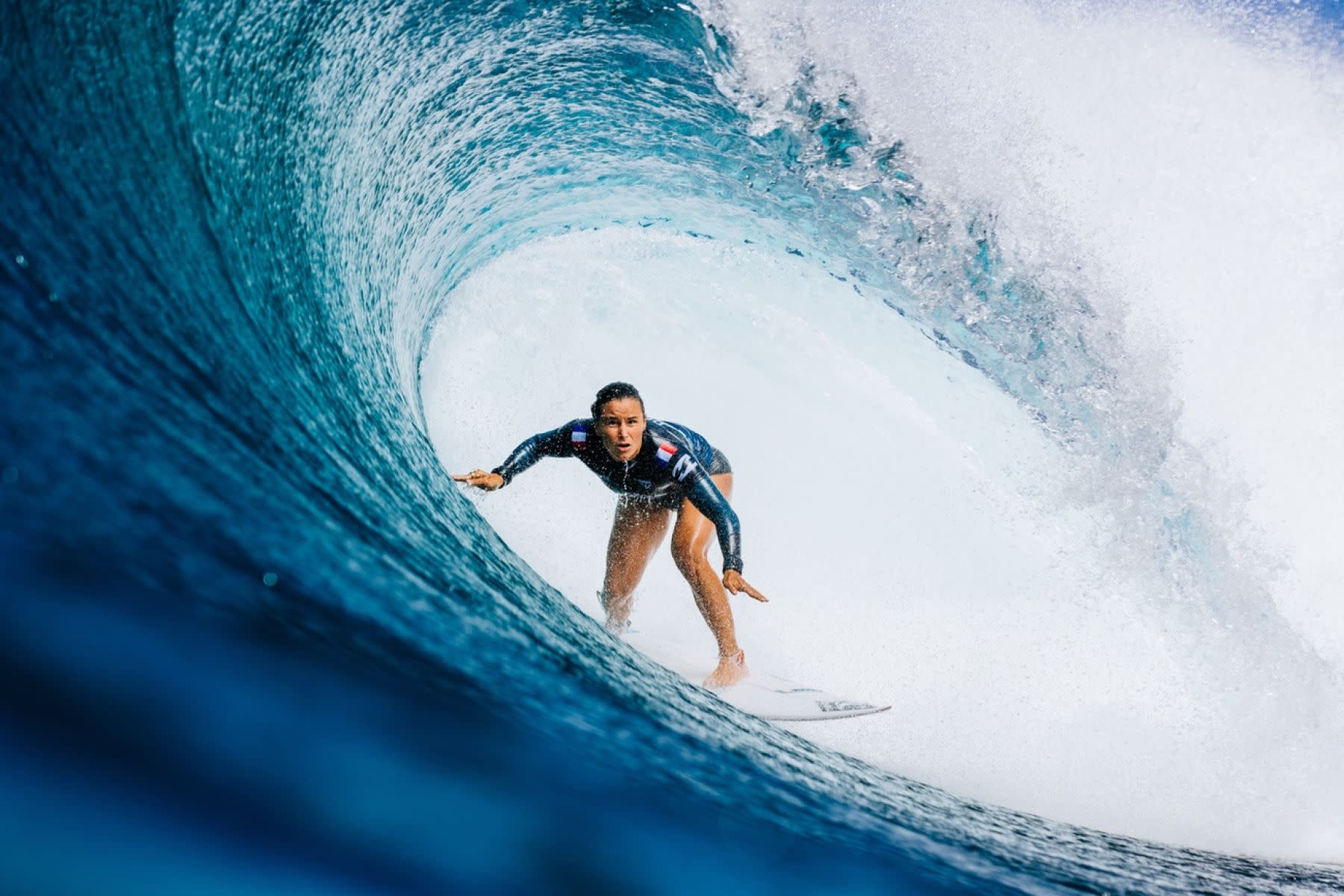 French surfer Johanne Defay will be blazing a path for European surfers ...