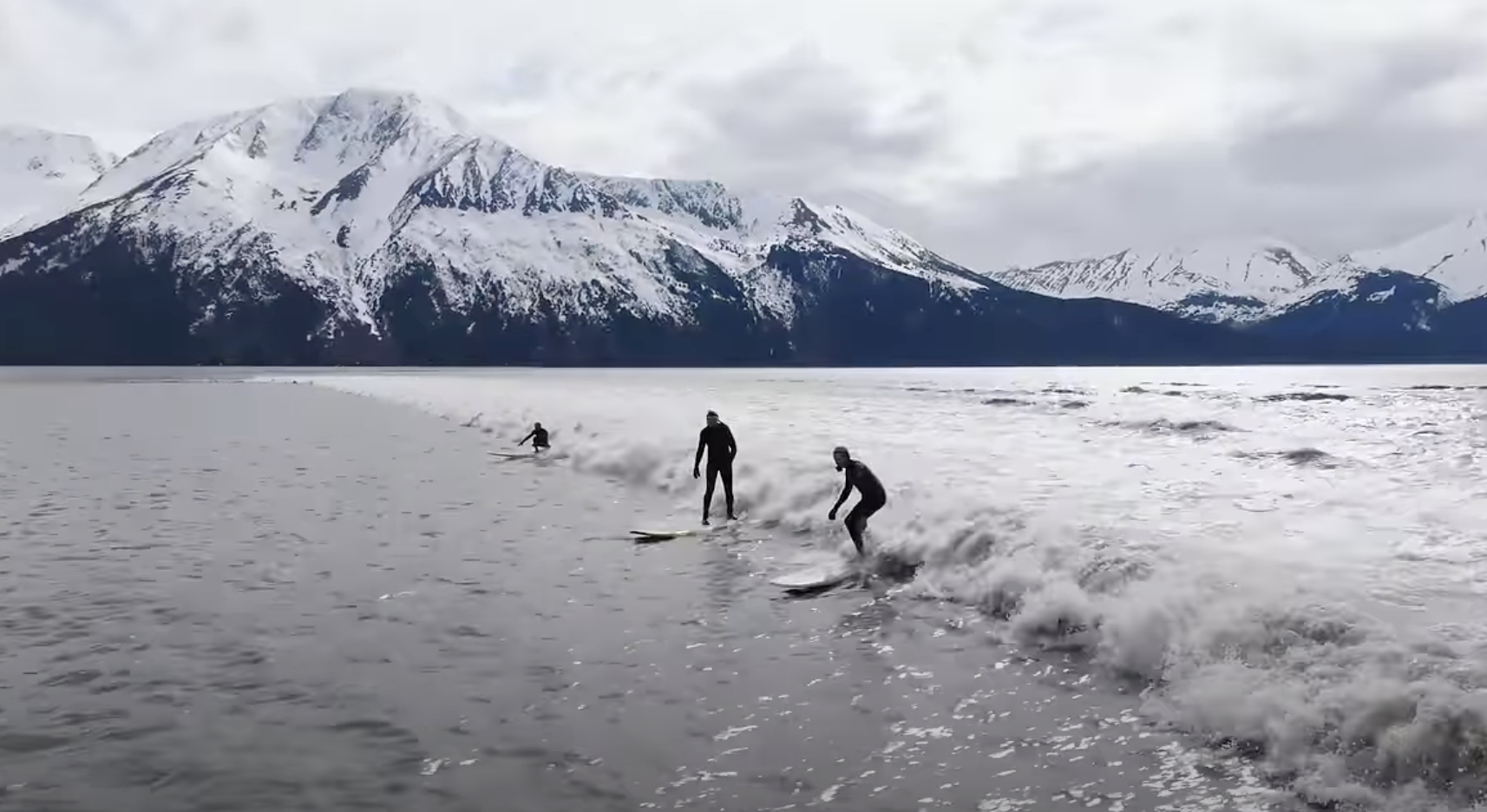 Watch: Jamie O'Brien Surfs a 35-Foot Tidal Bore Wave in Alaska