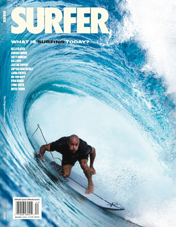 Kelly Slater Graces Cover of SURFER Magazine's New Print Issue
