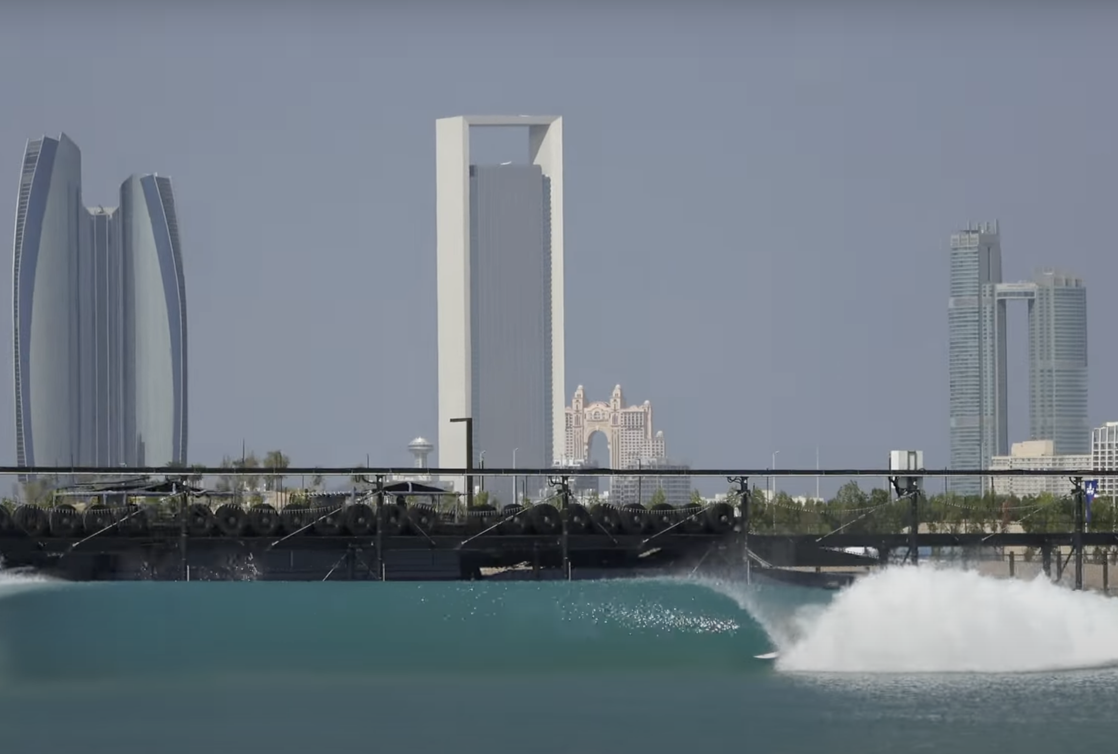 Watch: Kelly Slater’s First Wave at the New Pool in Abu Dhabi