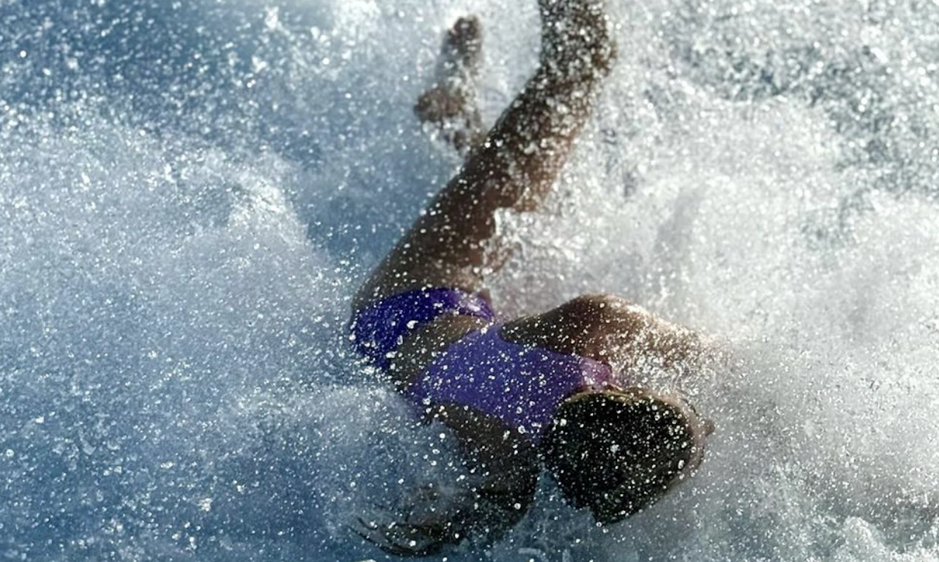 Former TV Star Ivanka Trump Wipes Out Badly While Surfing a Wave Pool