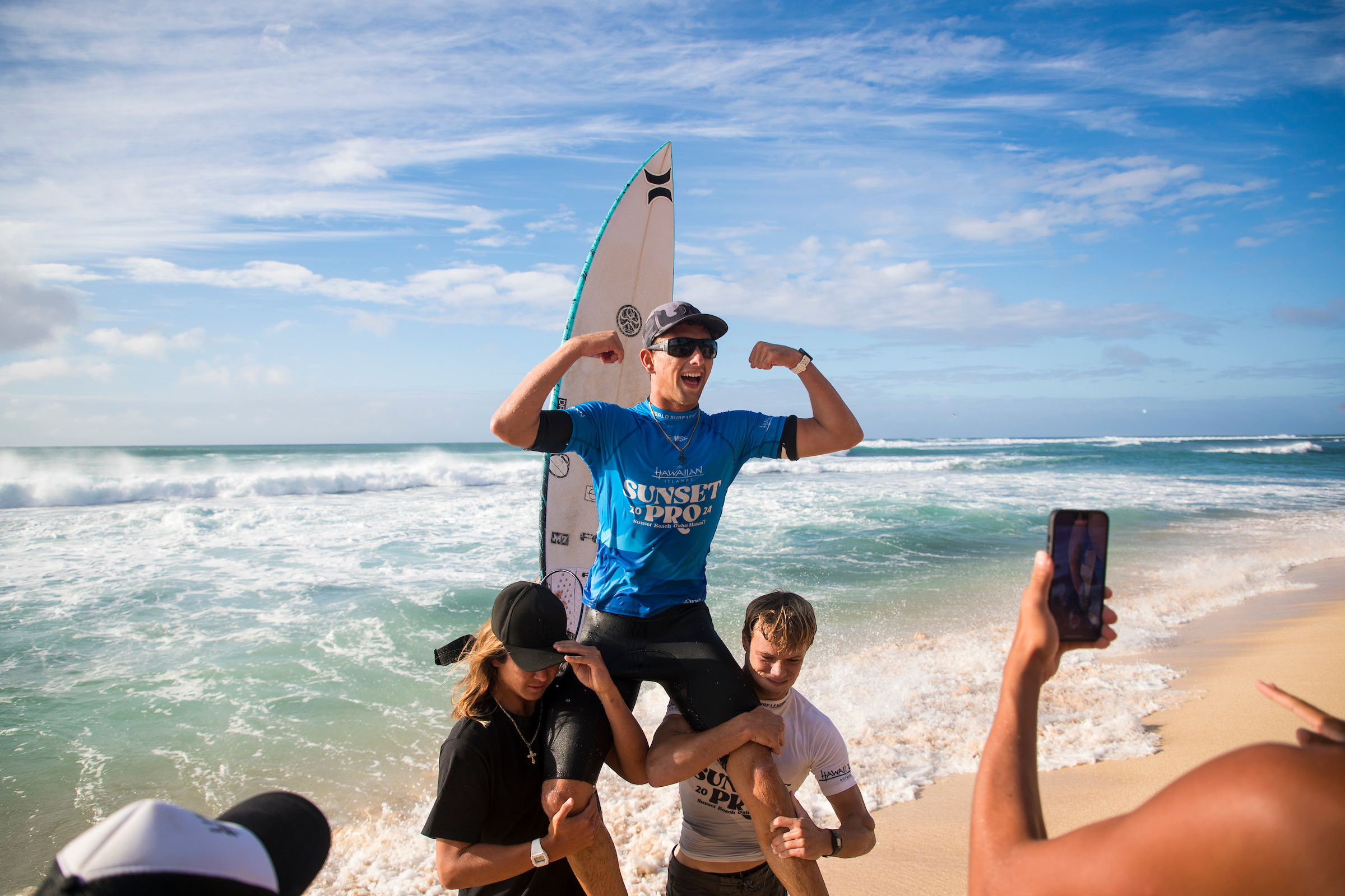 North Shore's Luke Tema Wins The Hawaiian Islands Sunset Pro