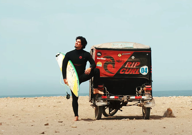 Gabe Medina's Scores the Best Wave He's Ever Surfed in Peru