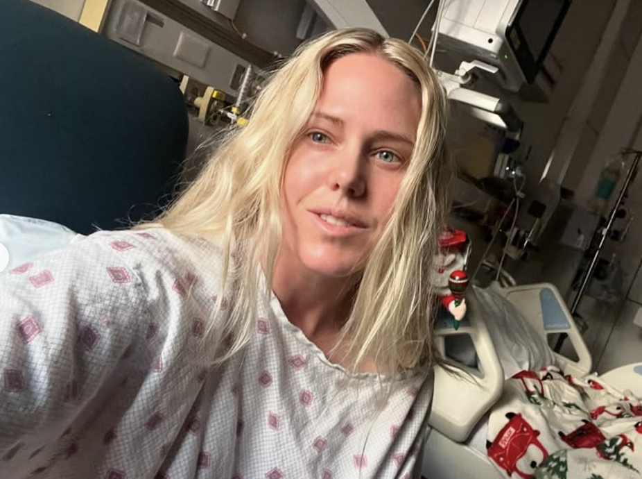 Laura Enever Cops “Serious Fin Chop” While Surfing The Eddie