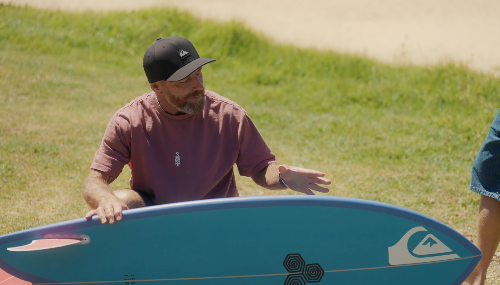 Surfing Legend Tom Carroll Rides Mikey February’s New Fish