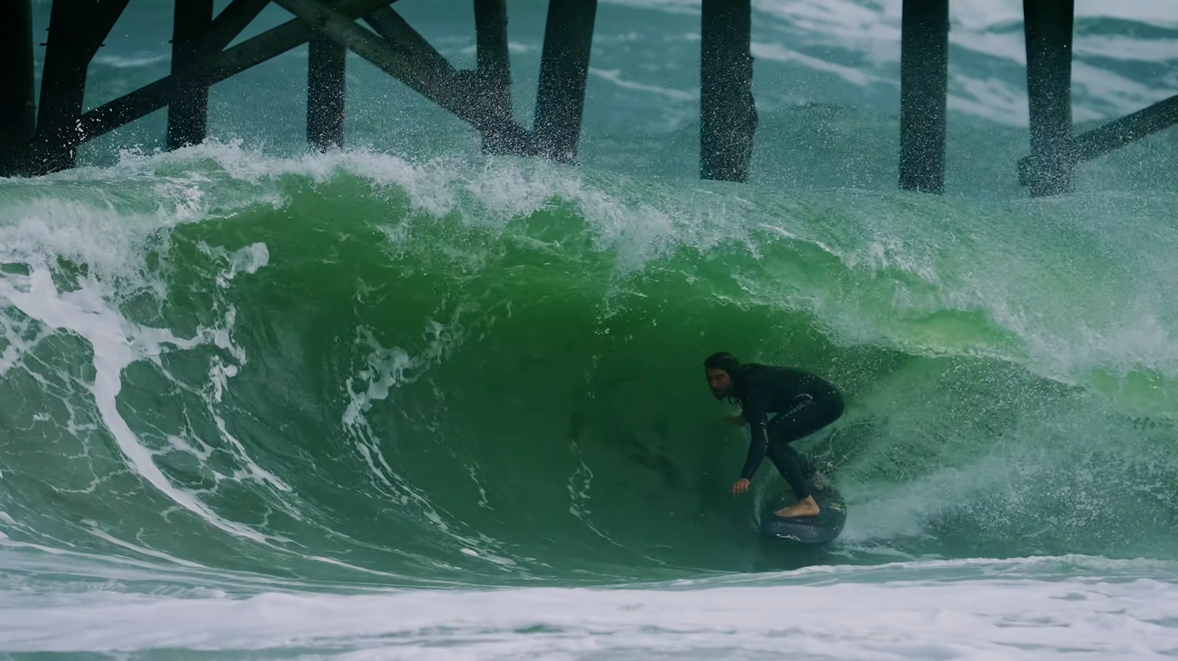 Florida Surfers Take Flight, Get Kegged at Local Sandbar