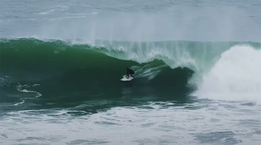 Florida Surfer Charges Portugal's Heaviest Slab