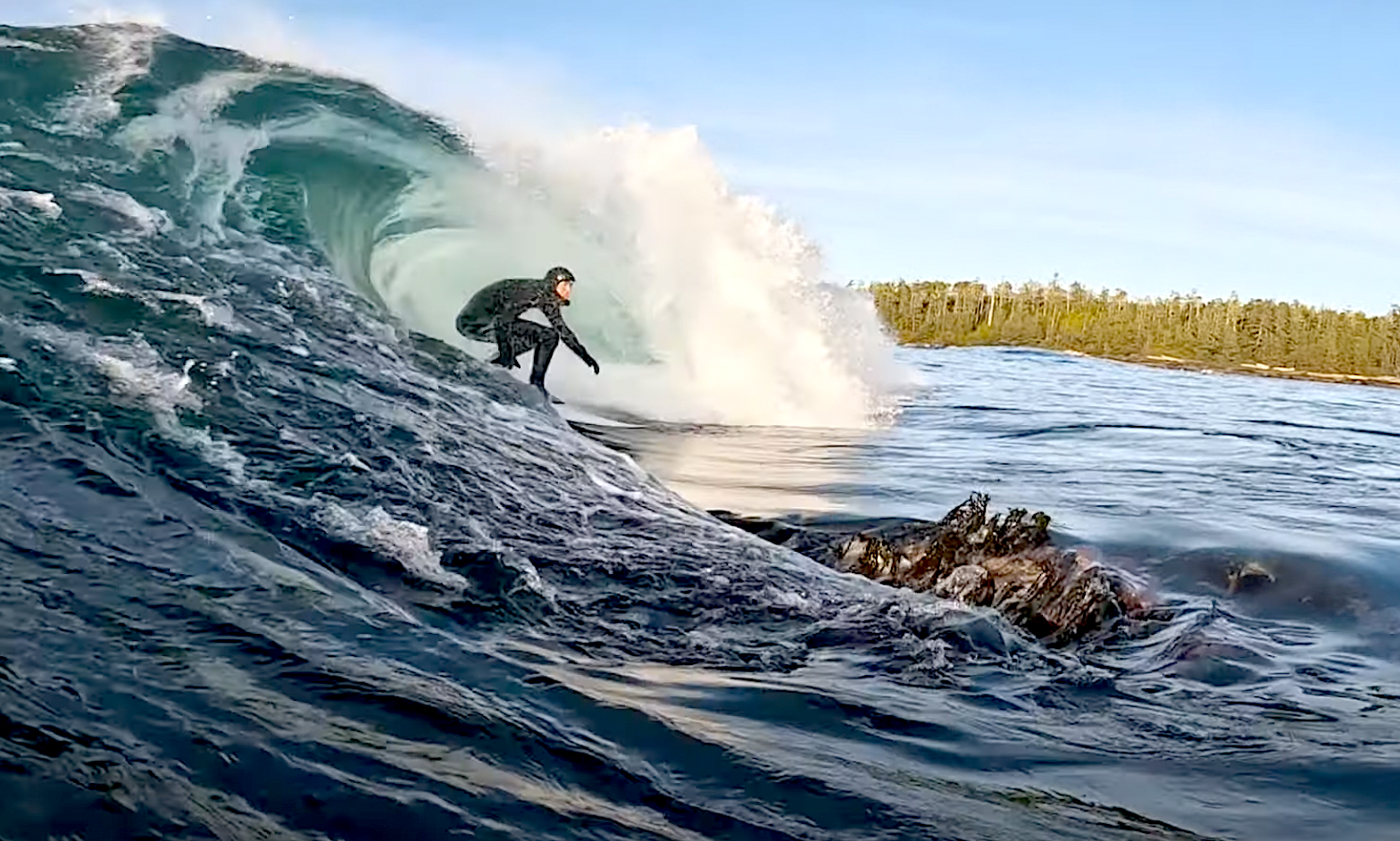 Surfing with Wolves in the Wilds of Canada (Video)