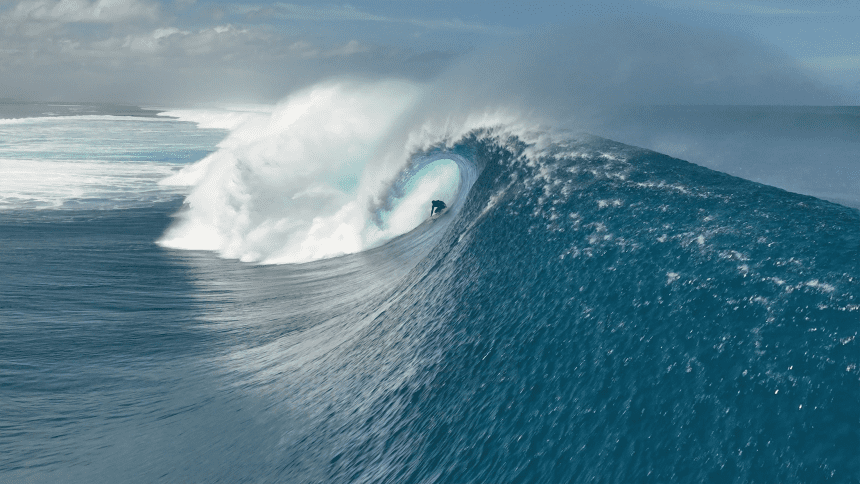 Top Five Big-Wave Surfing Drone Clips - Surfer