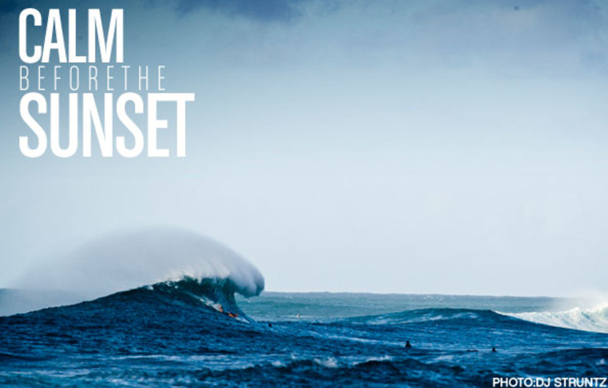 Calm Before The Sunset - Surfer