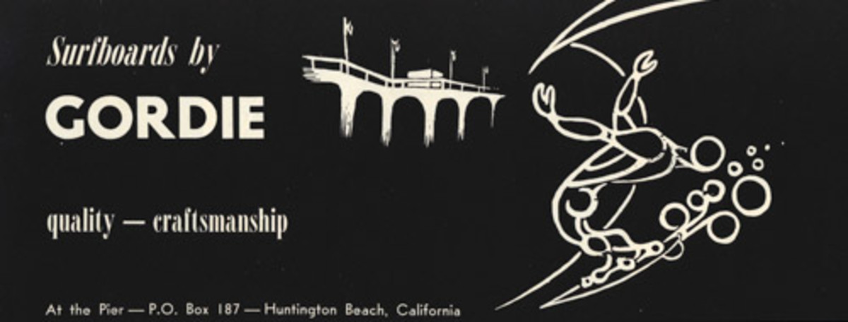 The first 10 surfboard ads from the very first issue of SURFER - Surfer