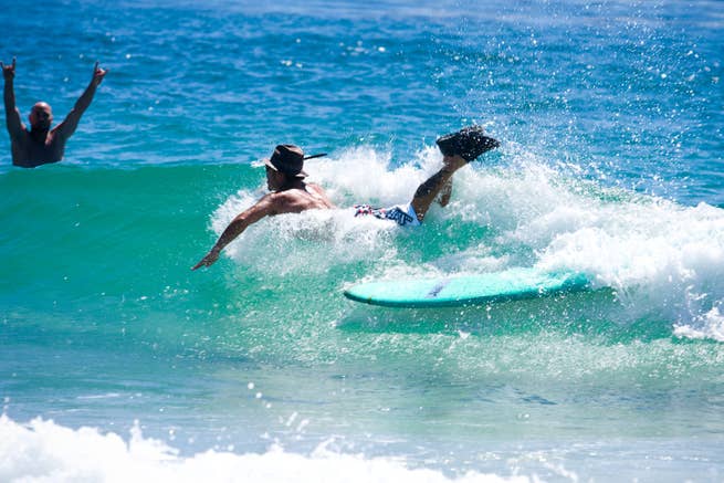 Lost and SURFING at the Waterman's Golf Tournament - Surfer