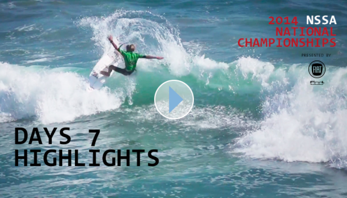 2014 NSSA Nationals Highlights // Day 7 // 1:58 - Surfer