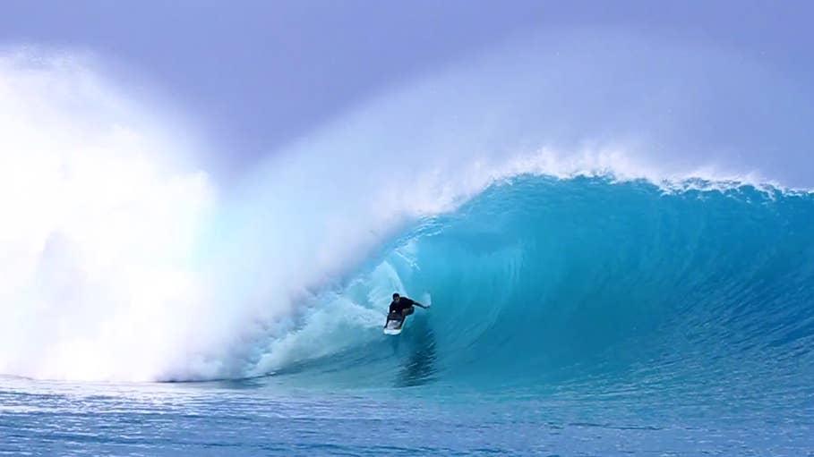 Tom Dosland Is The Most Barrelled - Surfer