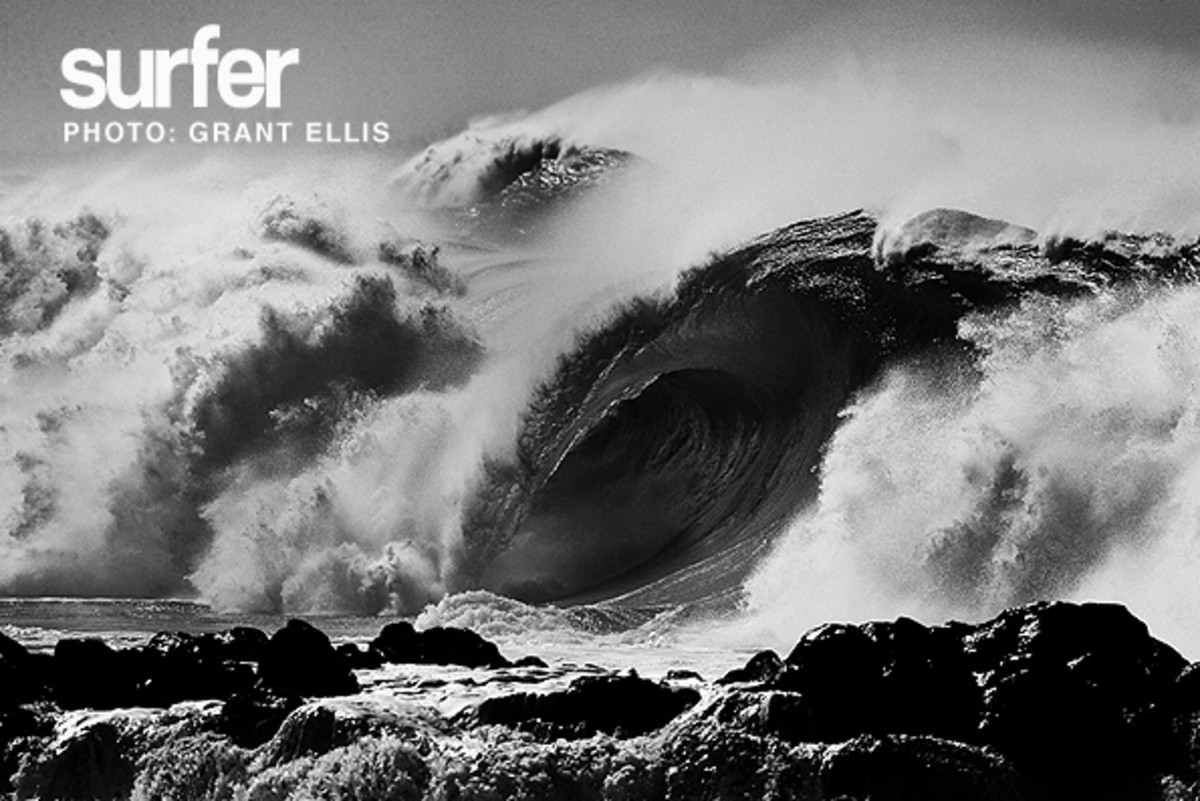 Grant Ellis | Waimea Bay Left - Surfer