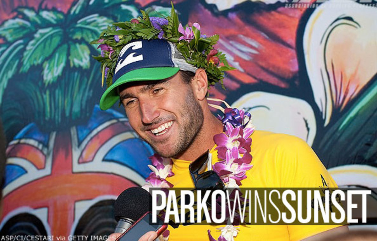 Parko Wins Sunset: Easy Like Sunday Morning - Surfer