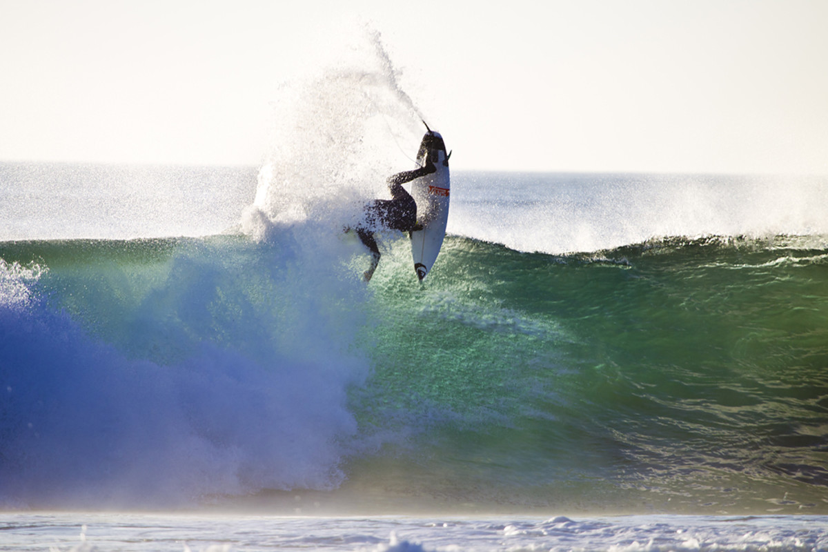 Behind Channel Islands - Surfer