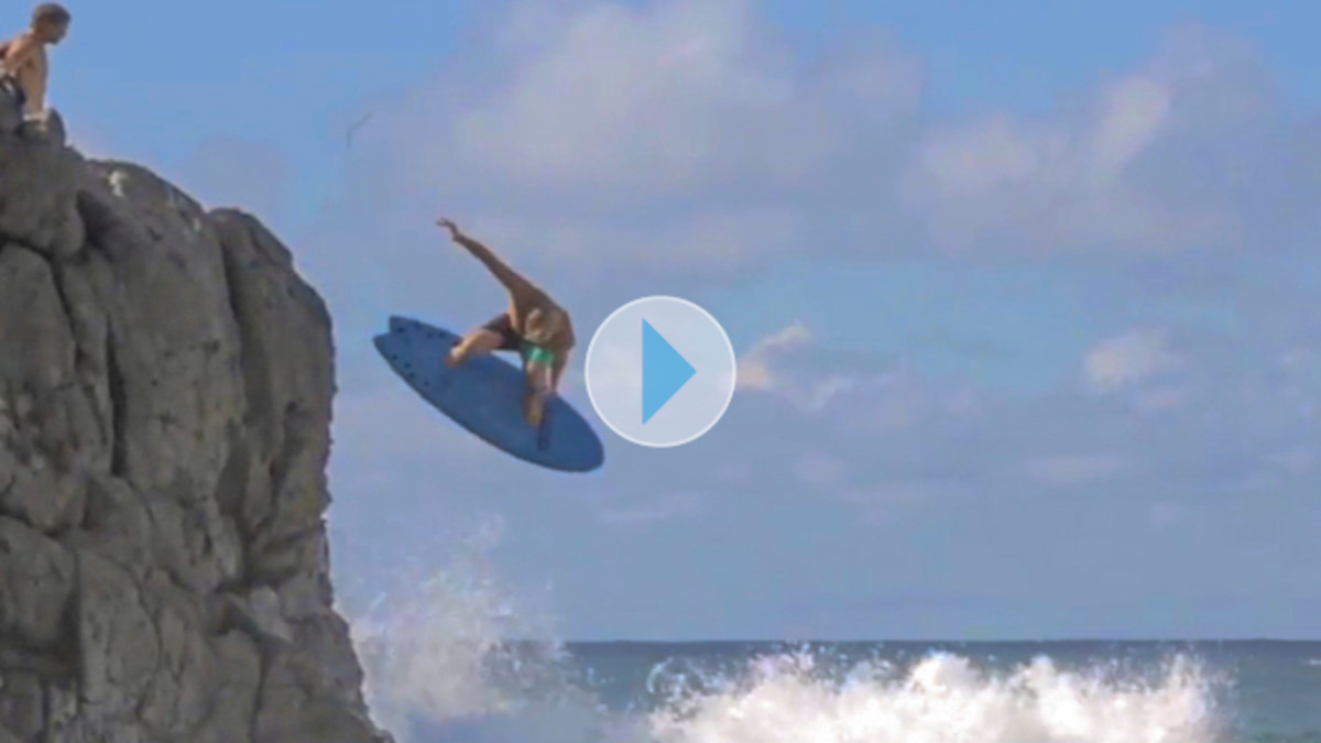 Rock Jumps And Water Skis With Jamie O'Brien - Surfer