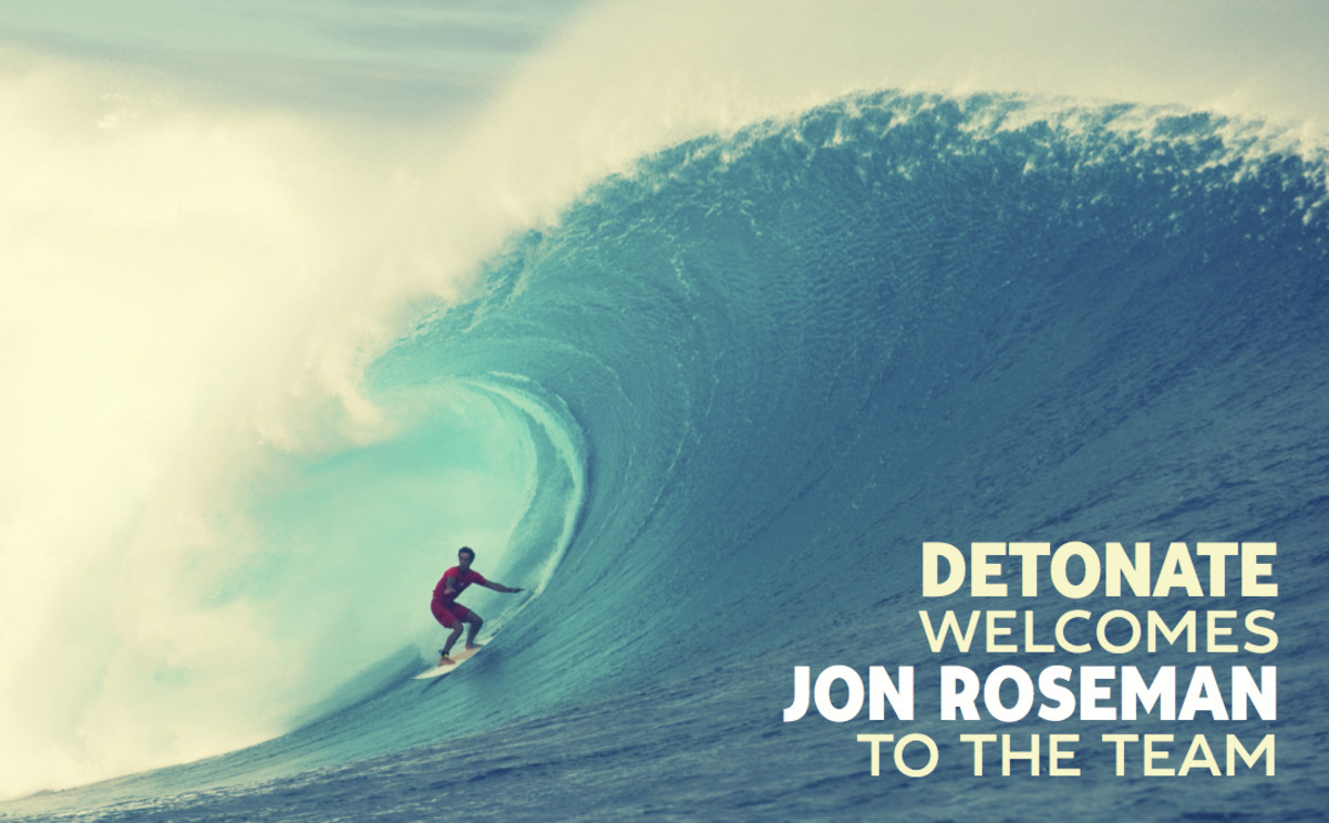 Jon Roseman - Joins Detonate Team! - Surfer