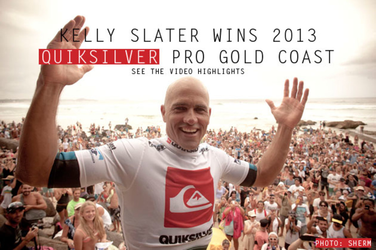 Kelly Slater Wins 2013 Quiksilver Pro Gold Coast Highlights Video - Surfer