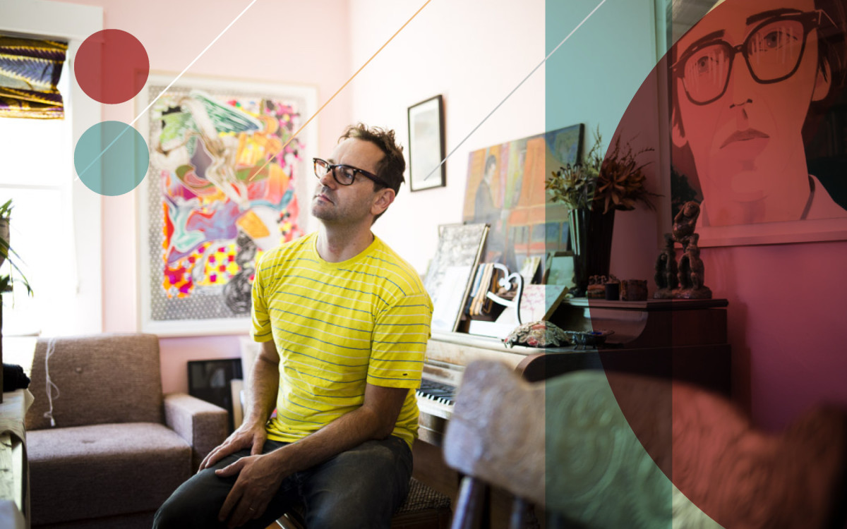 Artist Chris Johanson at the Vans US Open | %%sitename%% - Surfer