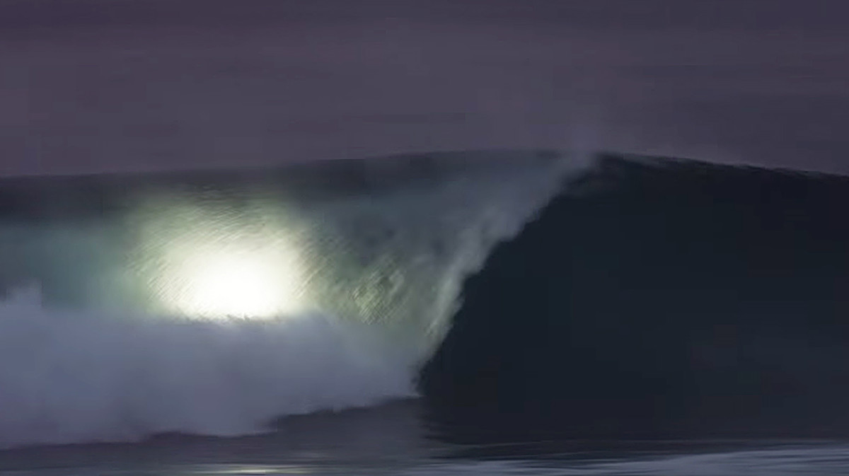 Night Surfing At Off The Wall - Surfer