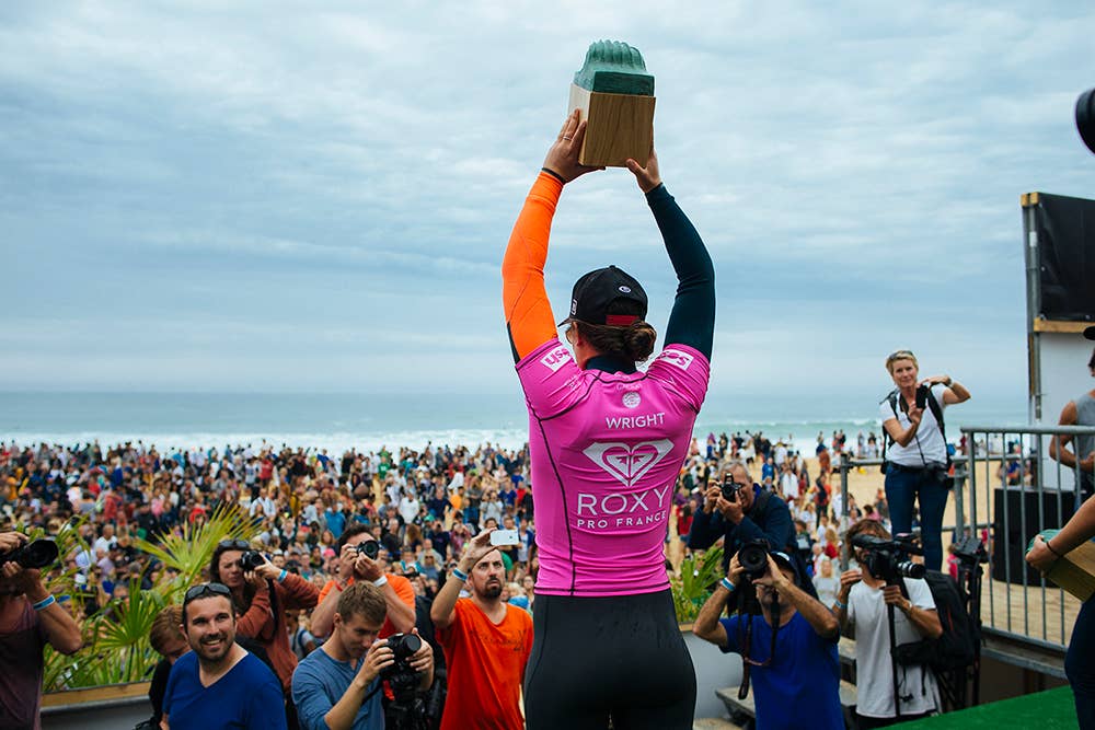 Tyler Wright Wins 2014 Roxy Pro France - Surfer
