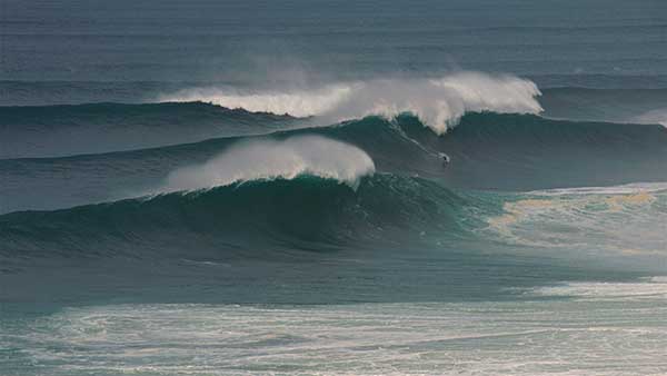 Christmas at Nazare - Surfer